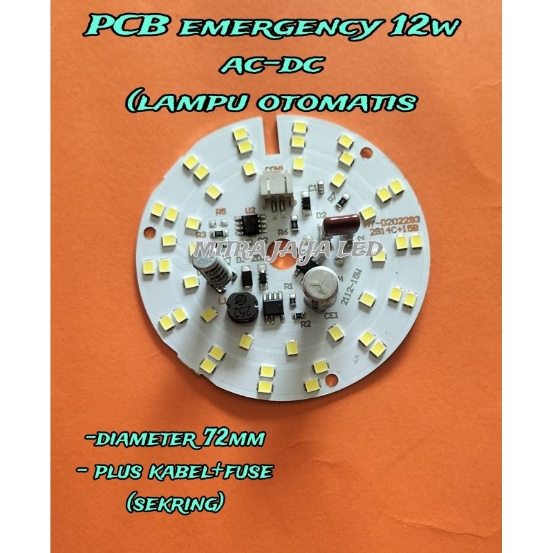 Jual PCB lampu emergency(AC/dc otomatis) | Shopee Indonesia