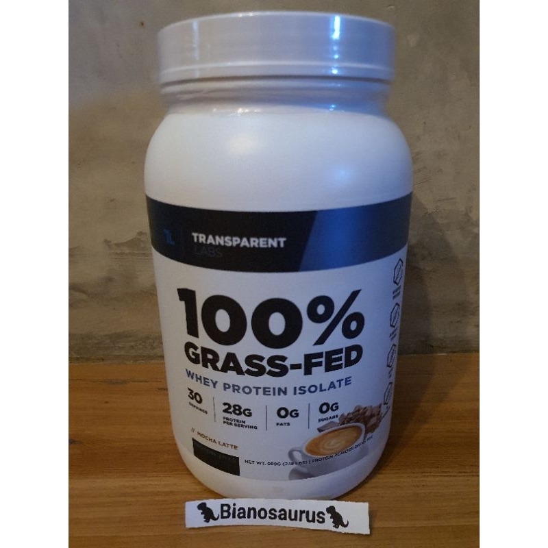 Jual Transparent Labs Whey Protein Isolate 1kg 100% Grass-Fed 2lb - French Vanilla | Shopee ...