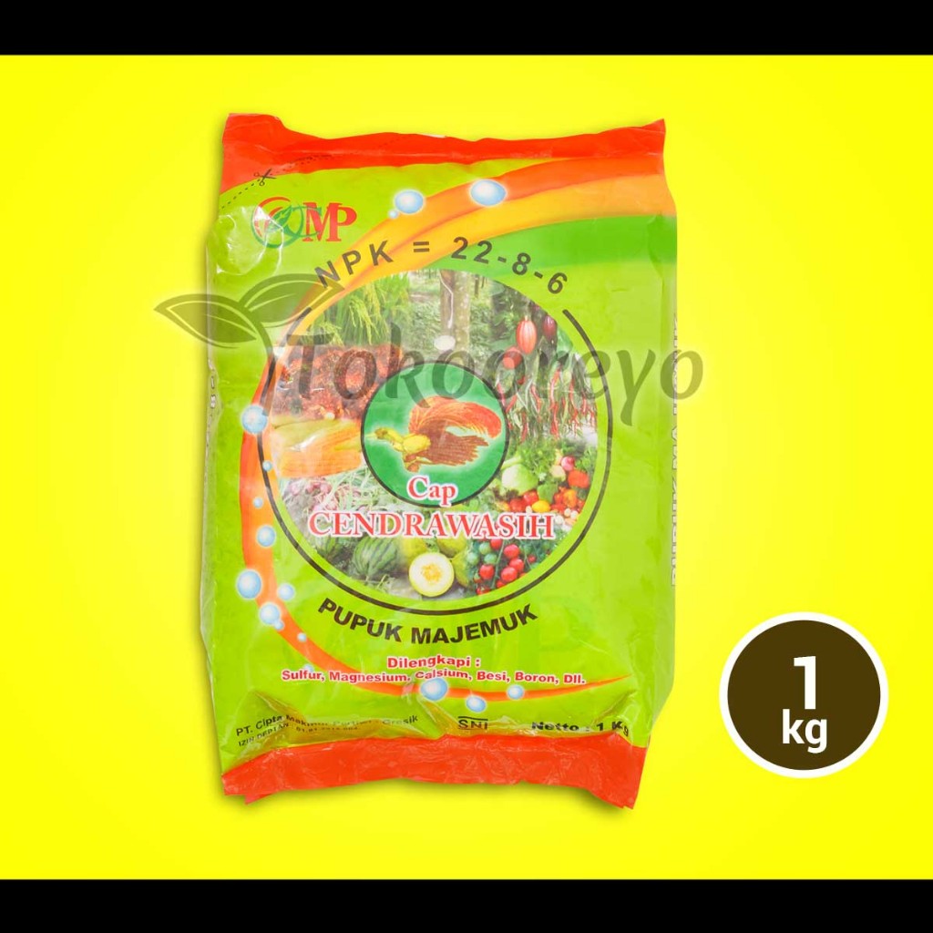 Jual PUPUK CMP CENDRAWASIH NPK 22 8 6 ISI 1 KG KEMASAN PABRIK | Shopee Indonesia