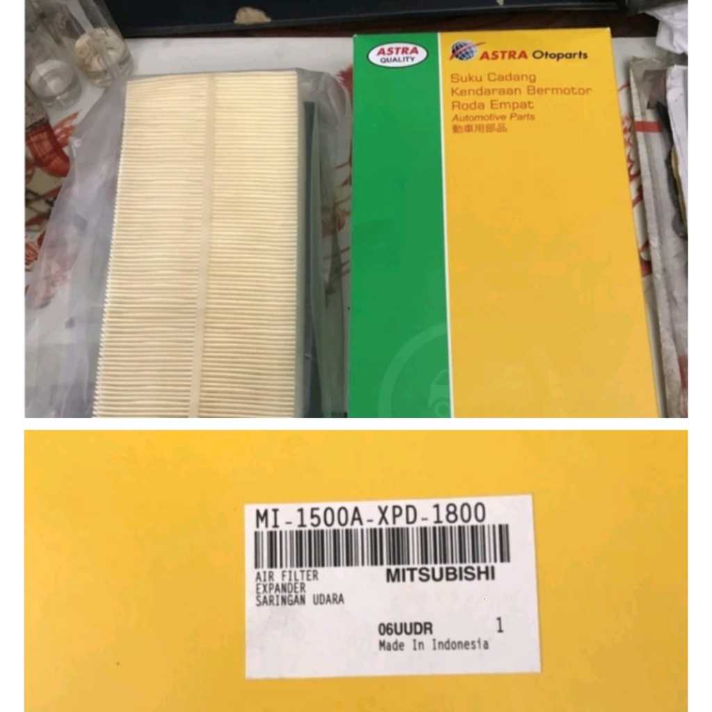 Jual FILTER UDARA ASPIRA MITSUBISHI XPANDER EXPANDER MI-1500A-XPD-1800 ...
