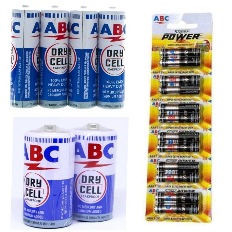 Jual Qreinashop ATK/ Baterai ABC Super Power/Biru A2/Biru Besar R20S ...