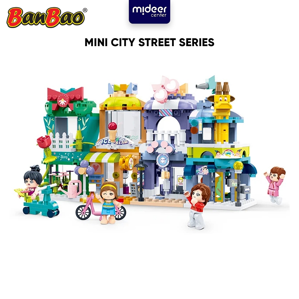 Jual BanBao Mini High Street Series Mini Street Shop Seri City View ...