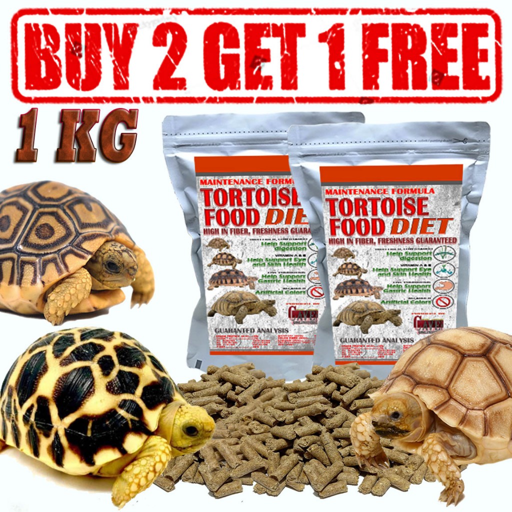 Jual 1KG PELET DIET MAKANAN TORTOISE SULCATA PARDALIS YNIPHORA ALDABRA ...