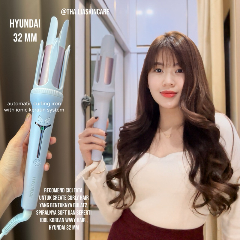 Jual Hyundai CATOKAN AUTOMATIC CURLER 32 mm (catok curly otomatis ...