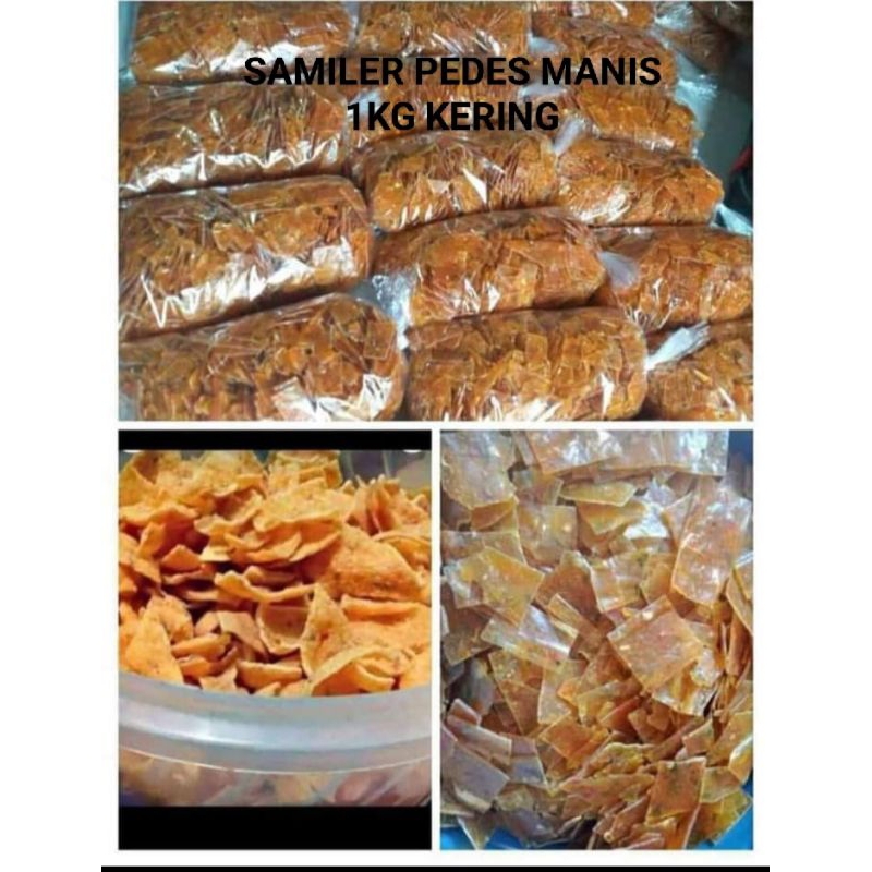 Jual samiler pedas manis 1kg kering jajanan Lebaran 2024 | Shopee Indonesia