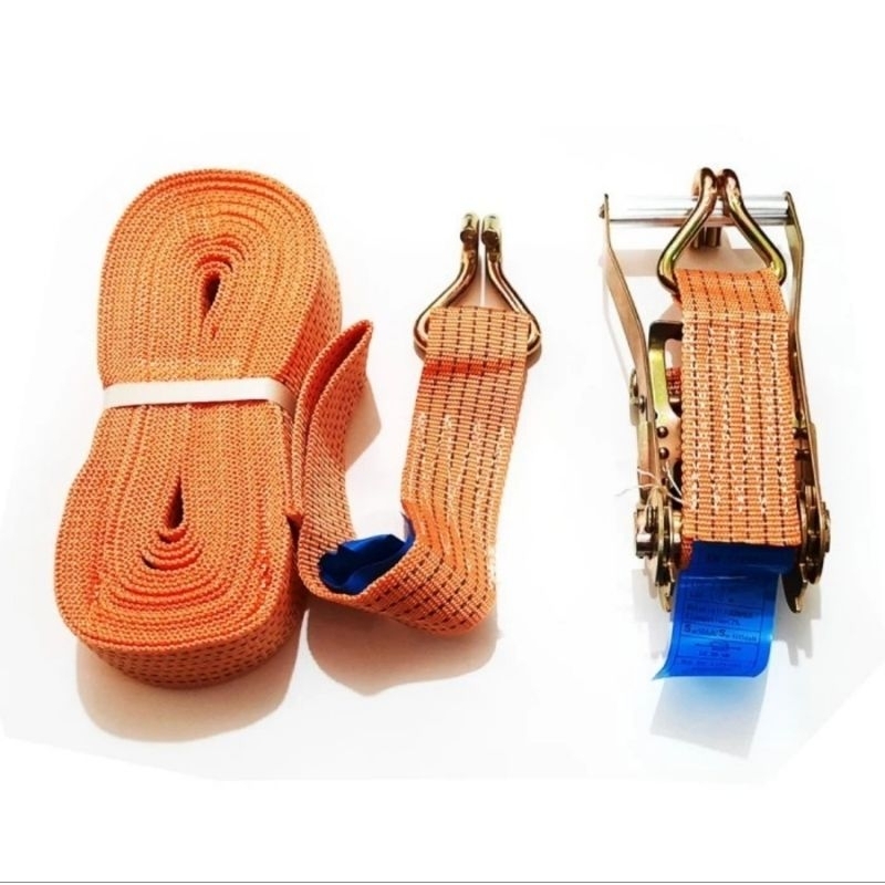 Jual CARGO LASHING BELT WEBBING SLING 2 TON RACHET TIE DOWN 2 X 10MTR ...