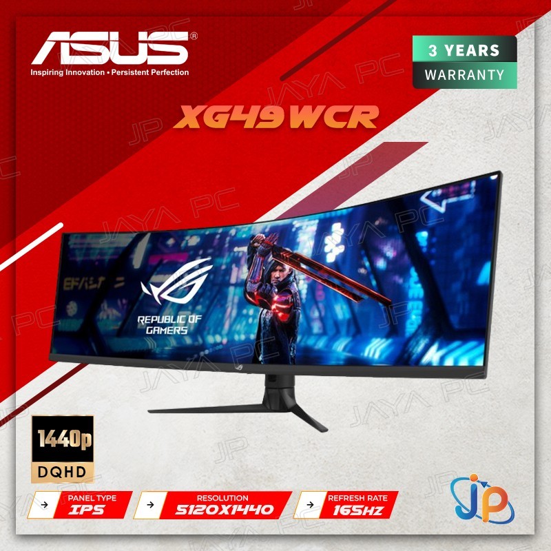 Jual Monitor ASUS LED ROG Strix XG49WCR - Curved DQHD 49" Inch | Shopee ...