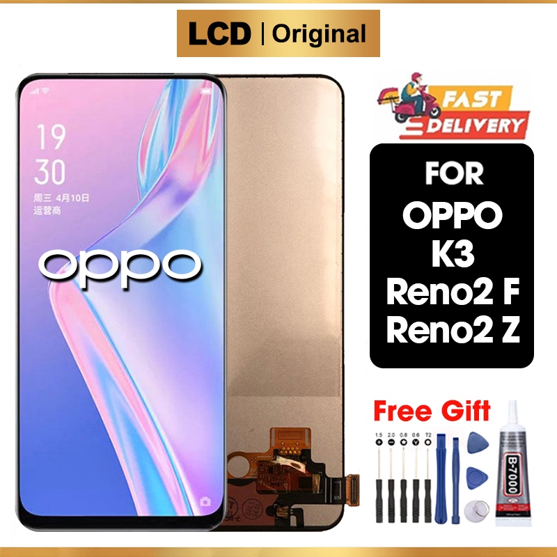 Jual LCD FOR OPPO K3 / Reno 2F / Reno 2Z Original Touchscreen Fullset ...