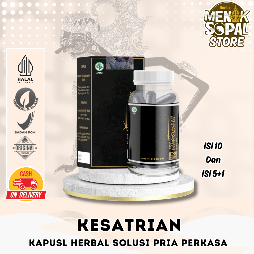 Jual OBAT HERBAL STAMINA KESATRIAN SUPLEMEN VITALITAS PRIA ORIGINAL ...