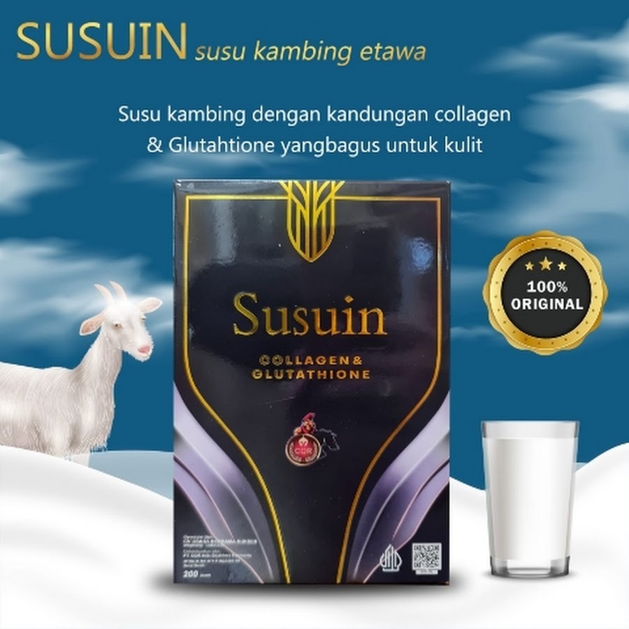 Jual SUSUIN COLLAGEN & GLUTHATIONE (SUSU KAMBING ETAWA) | Shopee Indonesia