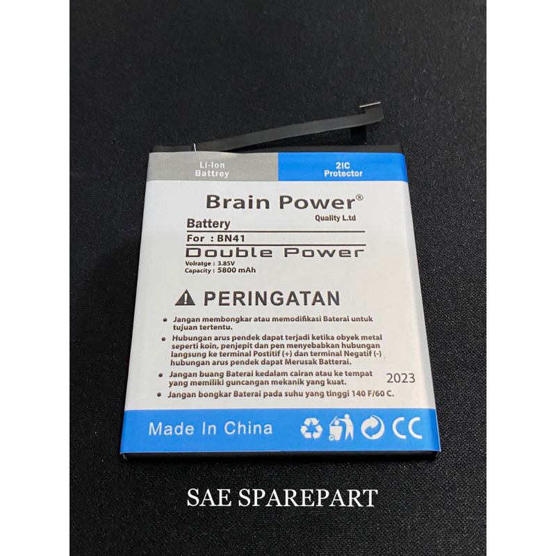 Jual BATERAI BATRE BRAIN POWER BN41 XIAOMI REDMI NOTE 4 / NOTE 4X BN41 ...