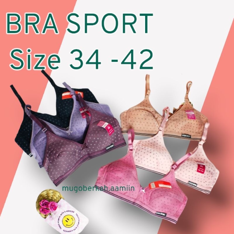 Jual PAKET 3 PCS SPORT BRA//BRA KATUN//BRA SPORT TANPA BUSA | Shopee ...