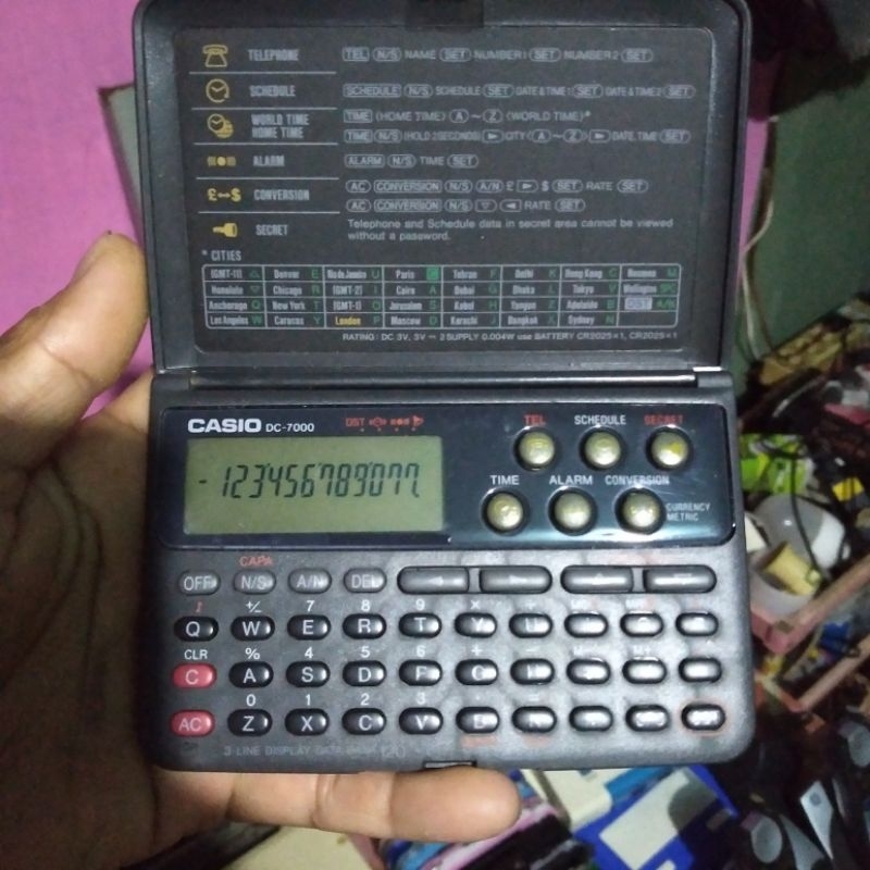 Jual casio ex word data bank barang langka mirip laptop notebook ...