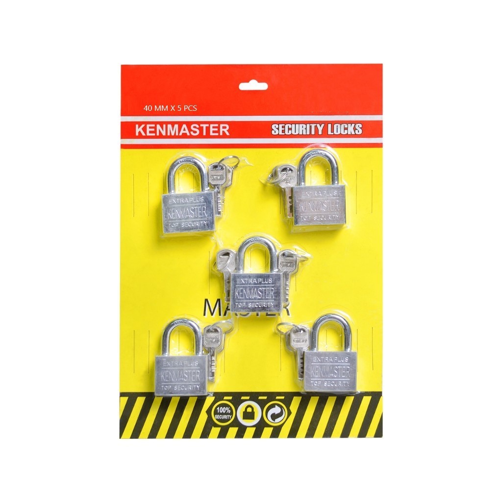 Jual Kenmaster Gembok Master Key 40MM - 5 Buah | Shopee Indonesia