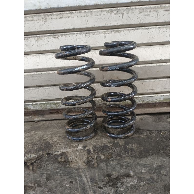 Jual per spiral coil spring ceper tiga jari avanza xenia belakang 2pcs ...