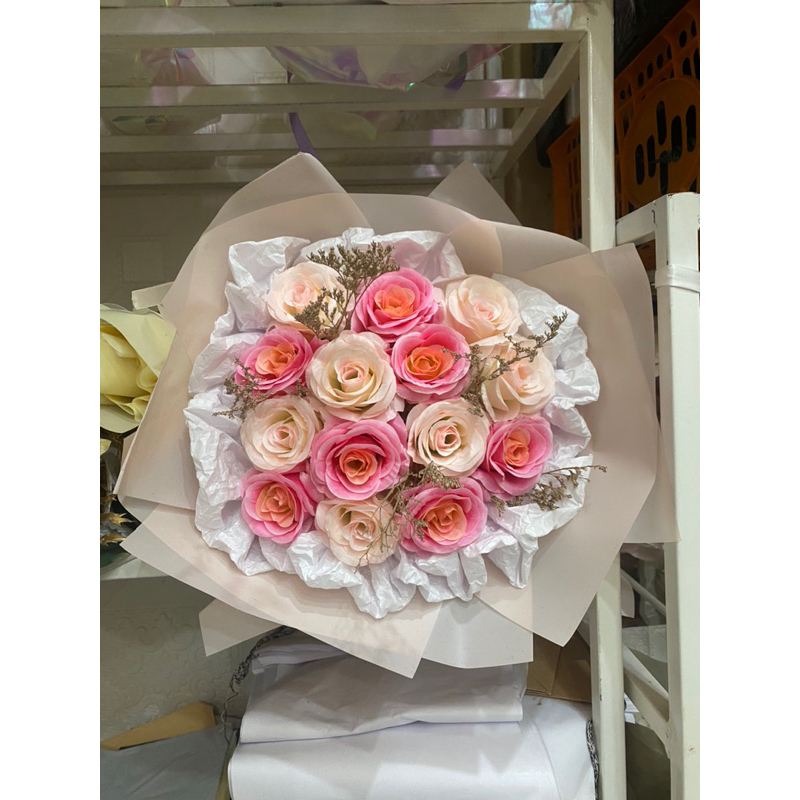 Jual (kode Round cassia) Bouquet Artificial | Buket bunga palsu | Buket ...