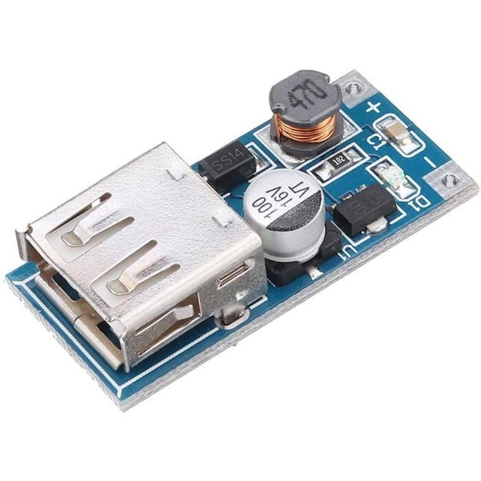 Jual USB DC-DC Step Up 5V 600mA Input 0.9-5V Booster Charger Module ...