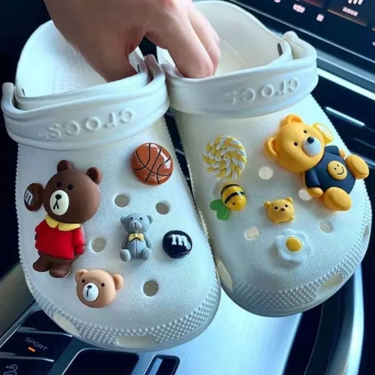 Jual GHB171 Terlaku Jibbitz Crocs Aksesoris Sepatu Sandal Per Set Pin ...