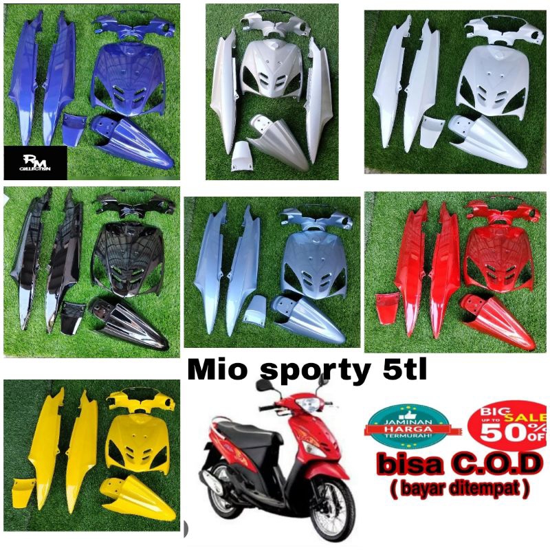 Jual Cover Full body halus Yamaha Mio sporty / Mio lama All Warna ...