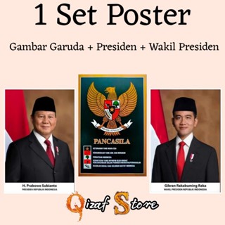 Jual Poster Presiden dan Wakil Presiden Terbaru 2024-2029 Ukuran 20x30cm (10rs) | Shopee Indonesia
