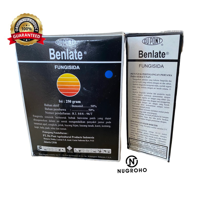 Jual Fungisida Benlate Dupont 250 Gram Benomil 50% | Shopee Indonesia