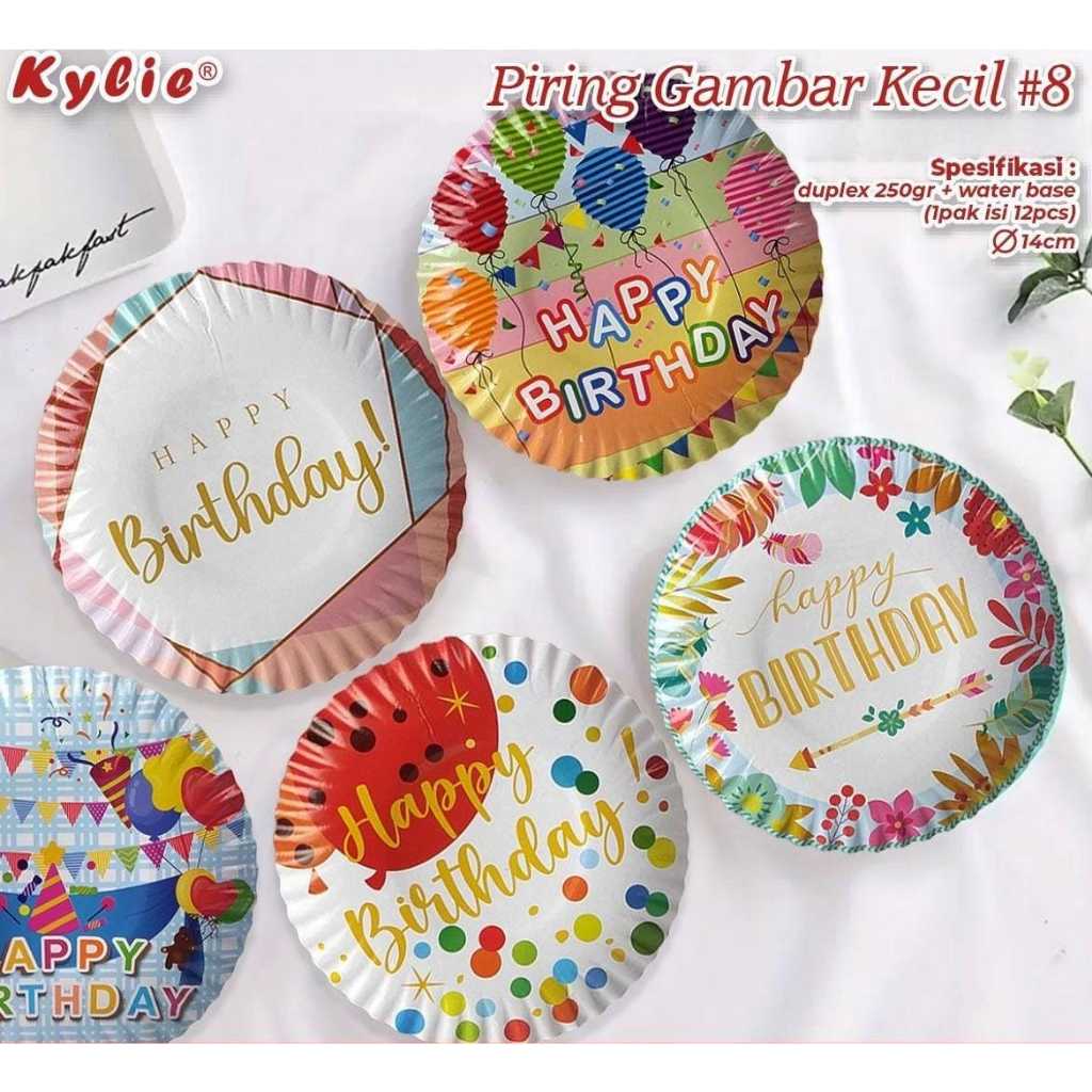 Jual Piring Gambar Kecil 8| Piring Ultah| Piring Kertas( 1 Bal 90 Pak ...