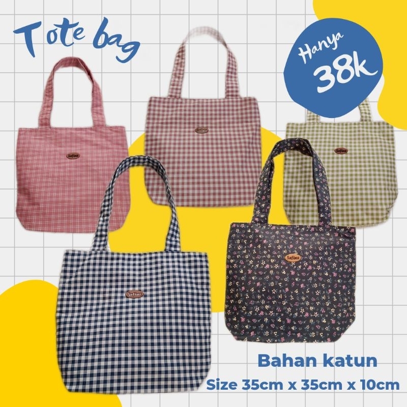 Jual TOTE BAG KAIN KATUN | Shopee Indonesia