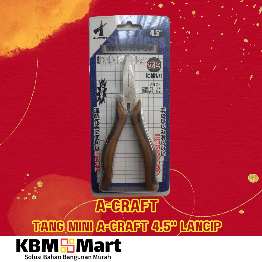 Jual Tang Mini A-Craft 4.5" lancip | Shopee Indonesia
