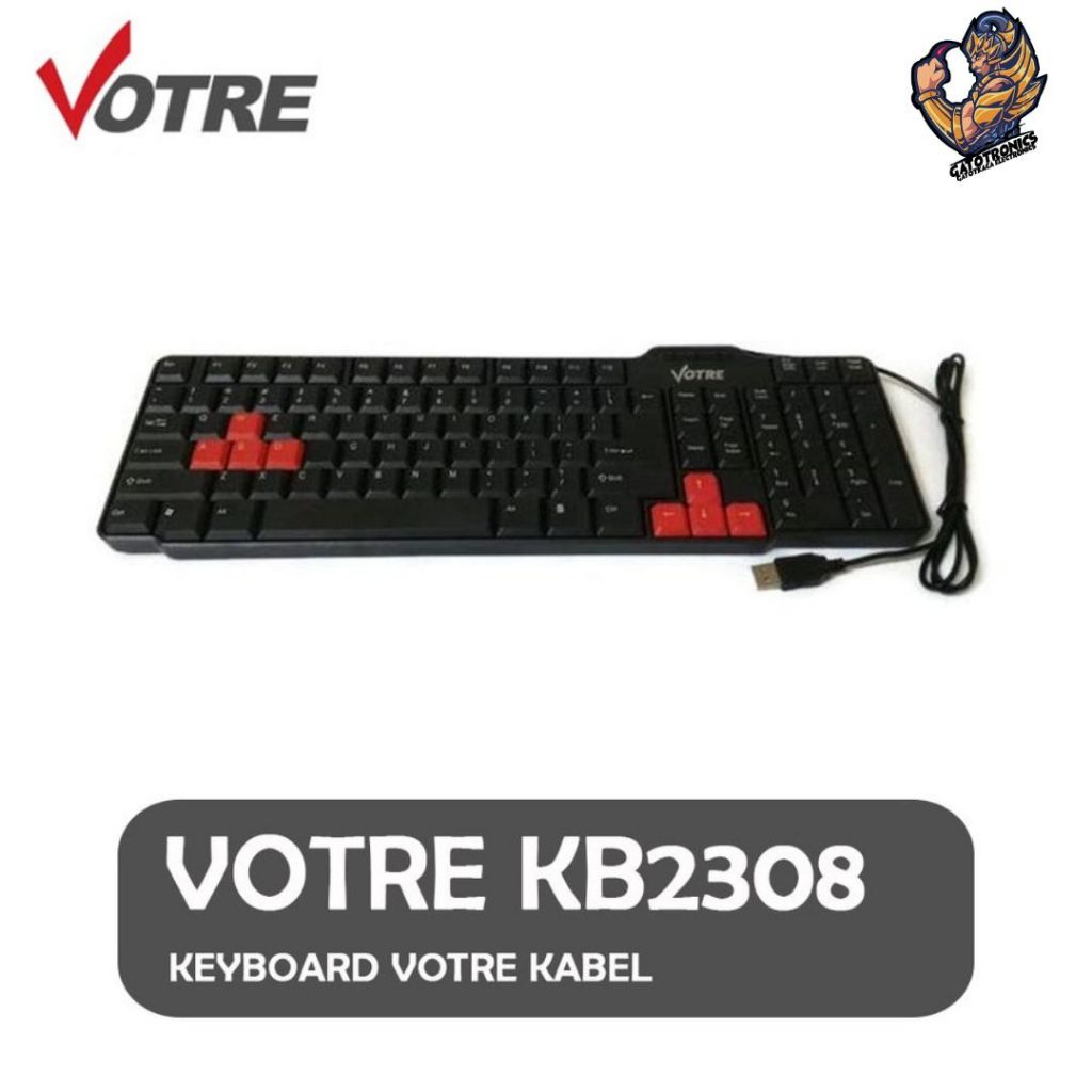 Jual Keyboard VOTRE KB2308 Keyboard Kabel USB- Gatotkaca Electronics ...