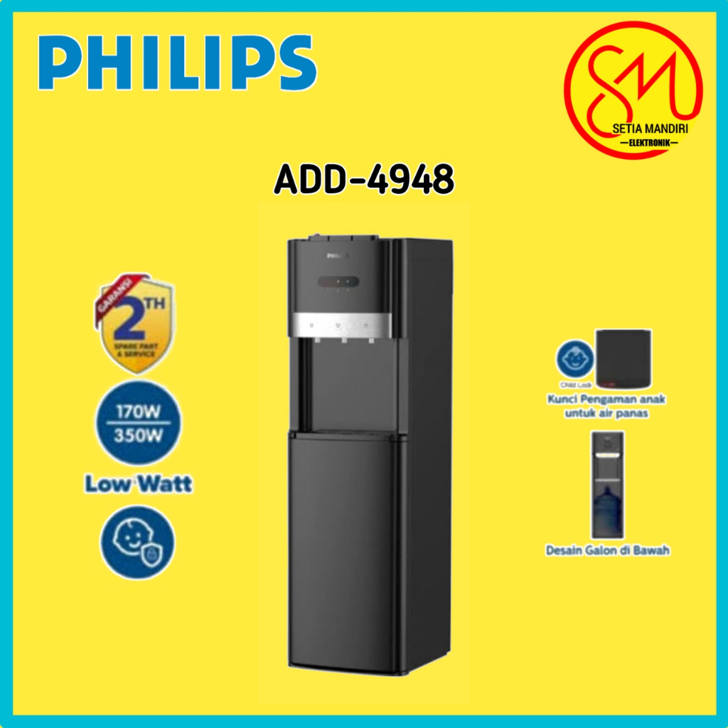 Jual PHILIPS ADD4948 Dispenser Galon Bawah | ADD 4948 - ADD4948 Hitam ...