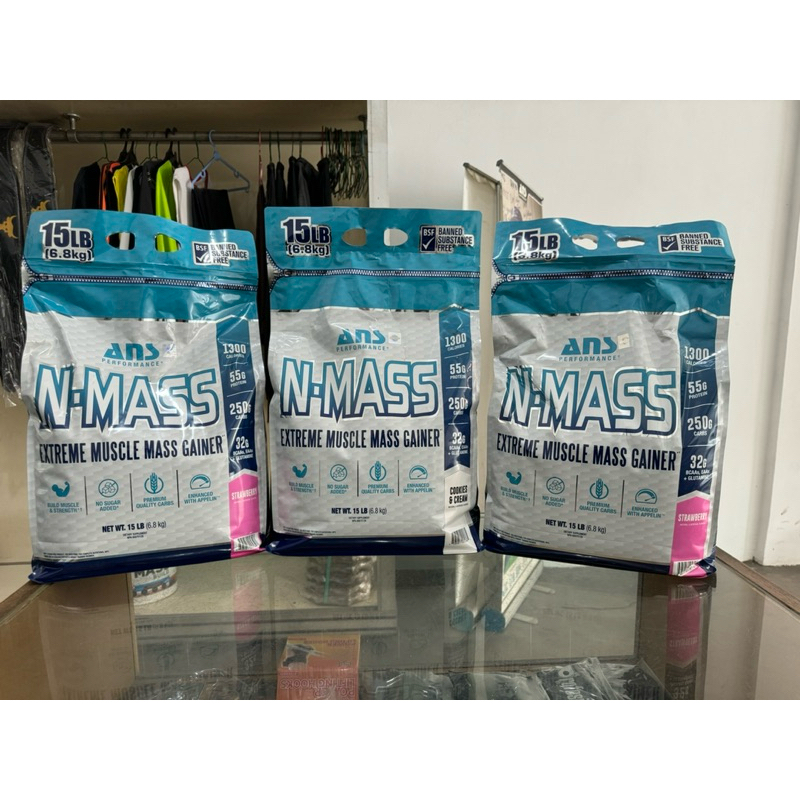 Jual ANS Nmass N Mass 15 lbs free Shaker nmass ans nmass | Shopee Indonesia