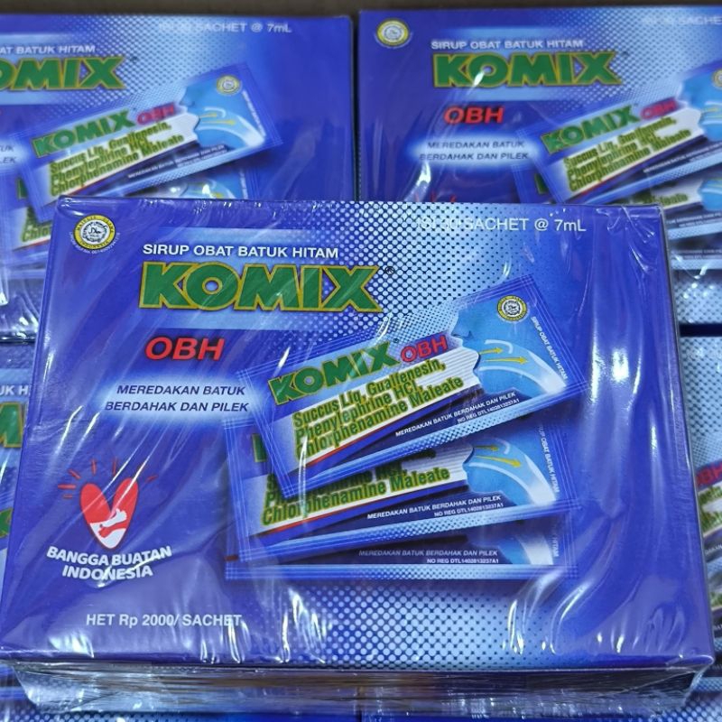 Jual Komix OBH per box isi 30 Sachet | Shopee Indonesia