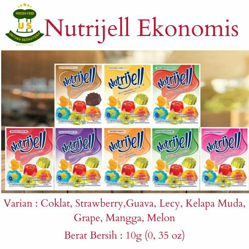 Jual Nutrijell Jelly Powder Nutrijell Ekonomis jelly Serbuk Instan ...