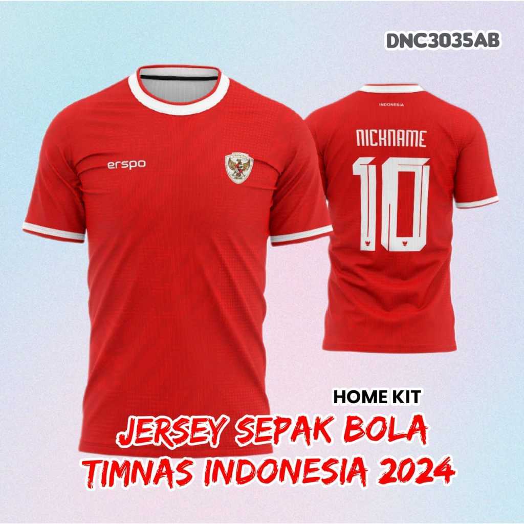 Jual Jersey Dry Fit Benzema Timnas Garuda Indonesia 2024 Away Kit Home ...