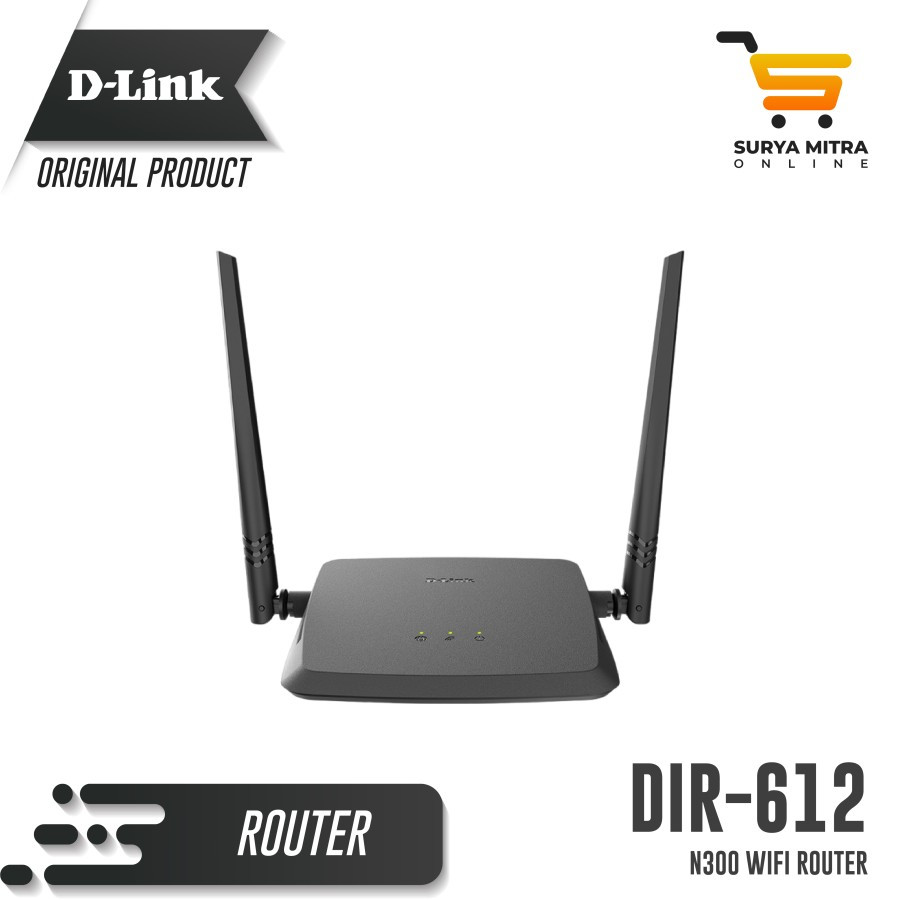 Jual Wireless Router D-Link DIR-612 N300 Fast Ethernet | Shopee Indonesia