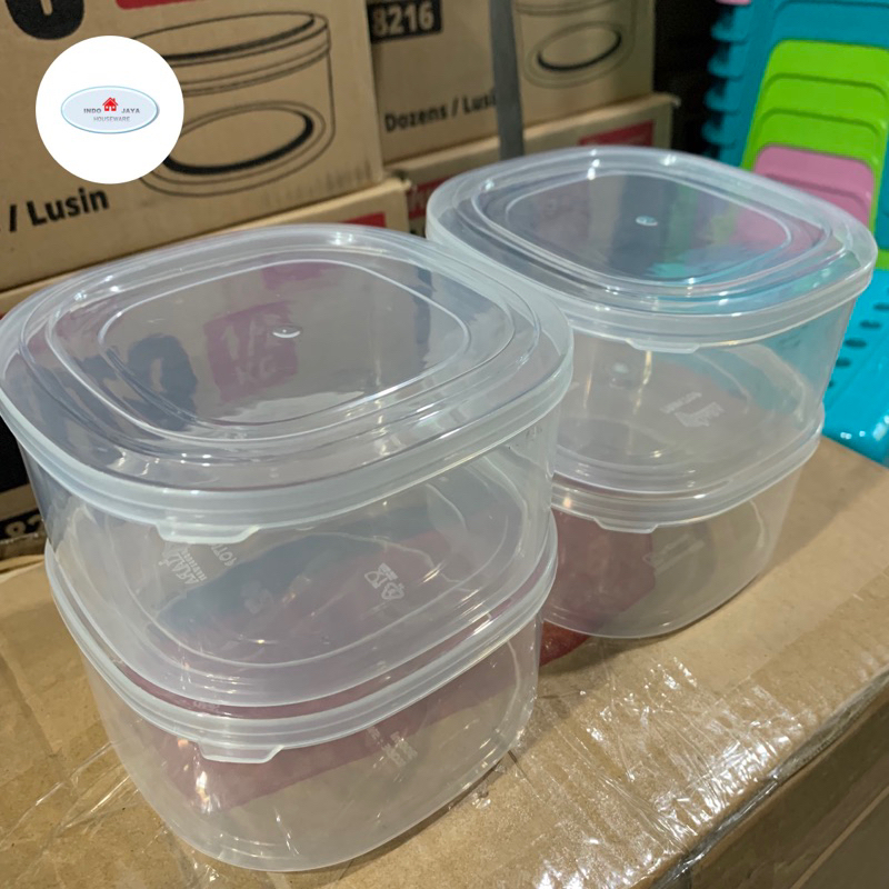 Jual toples nastar segi 500gram primtop plastik / toples kue kering ...