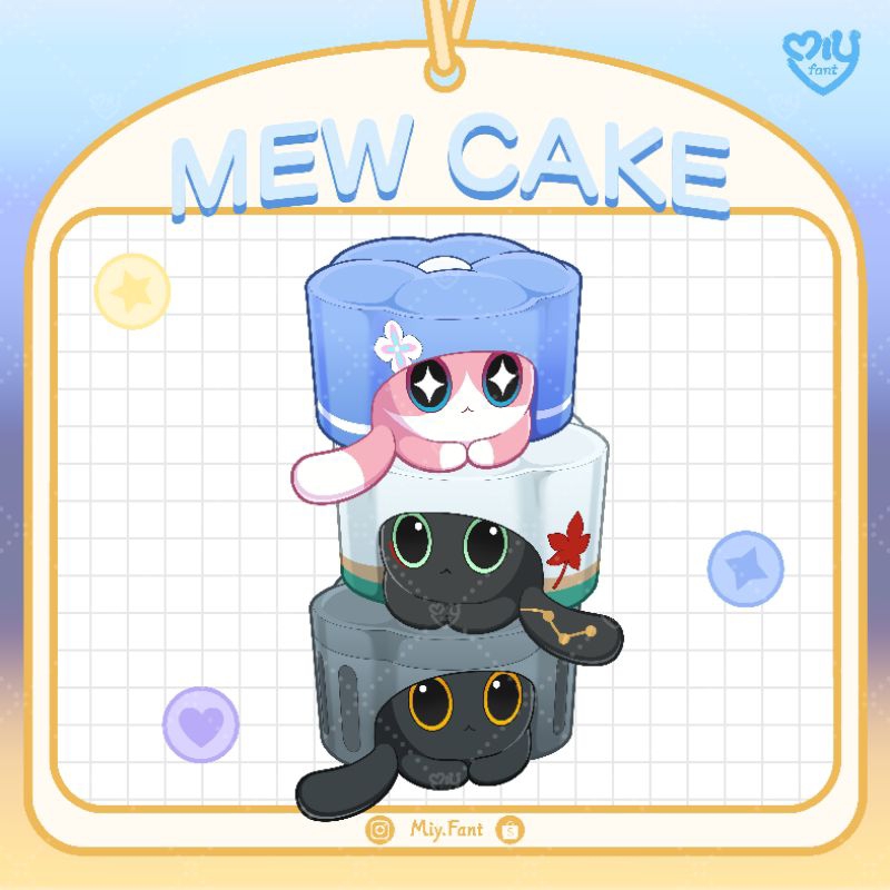 Jual Mew Cake_Honkai Star Rail - Holo Star Stickers | Shopee Indonesia