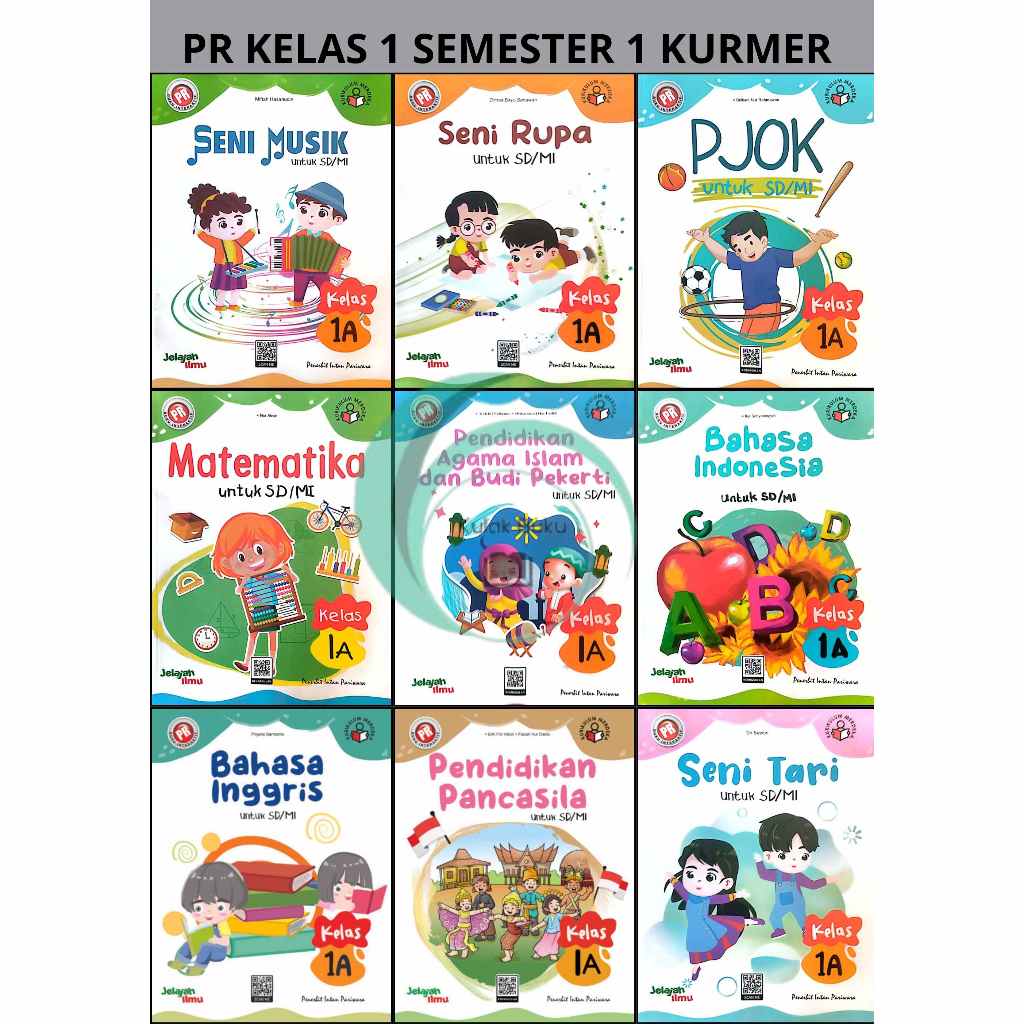 Jual BUKU PR/LKS KURMER SD KELAS 1 SEMESTER 1&2 KURIKULUM MERDEKA INTAN PARIWARA TAHUN 2024 ...