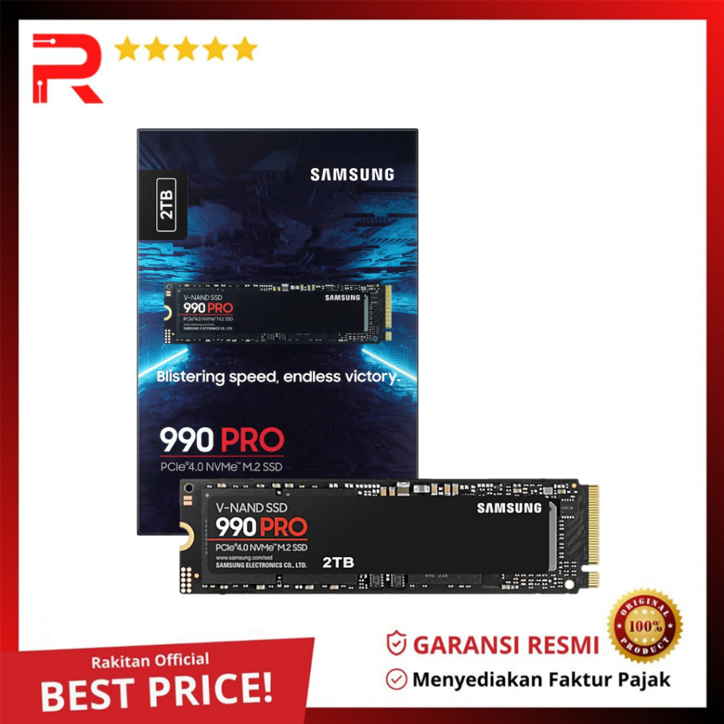 Jual SSD Samsung 990 PRO M.2 2TB PCIe Gen4 x4 | Shopee Indonesia