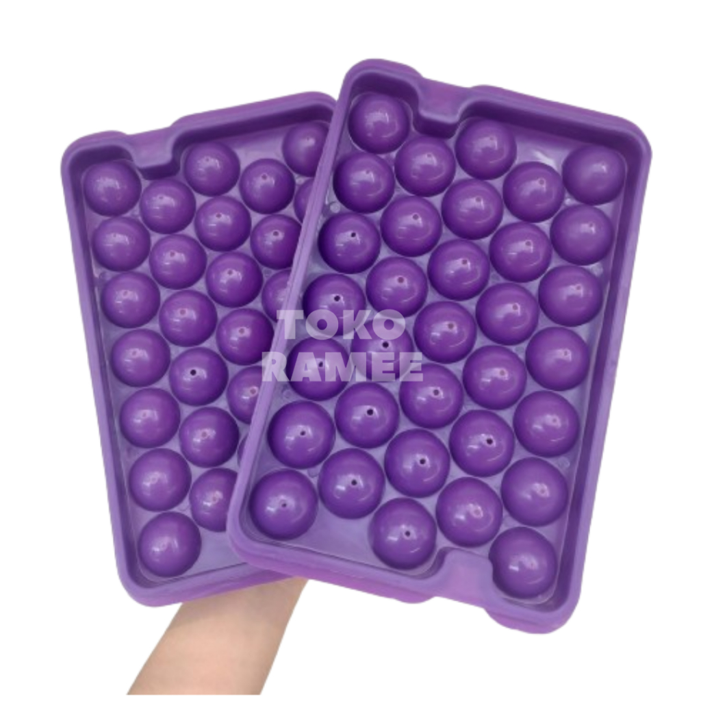 Jual Cetakan Es Batu Bulat 33 Sekat / Slot | Alat Cetak Es Jelly ...