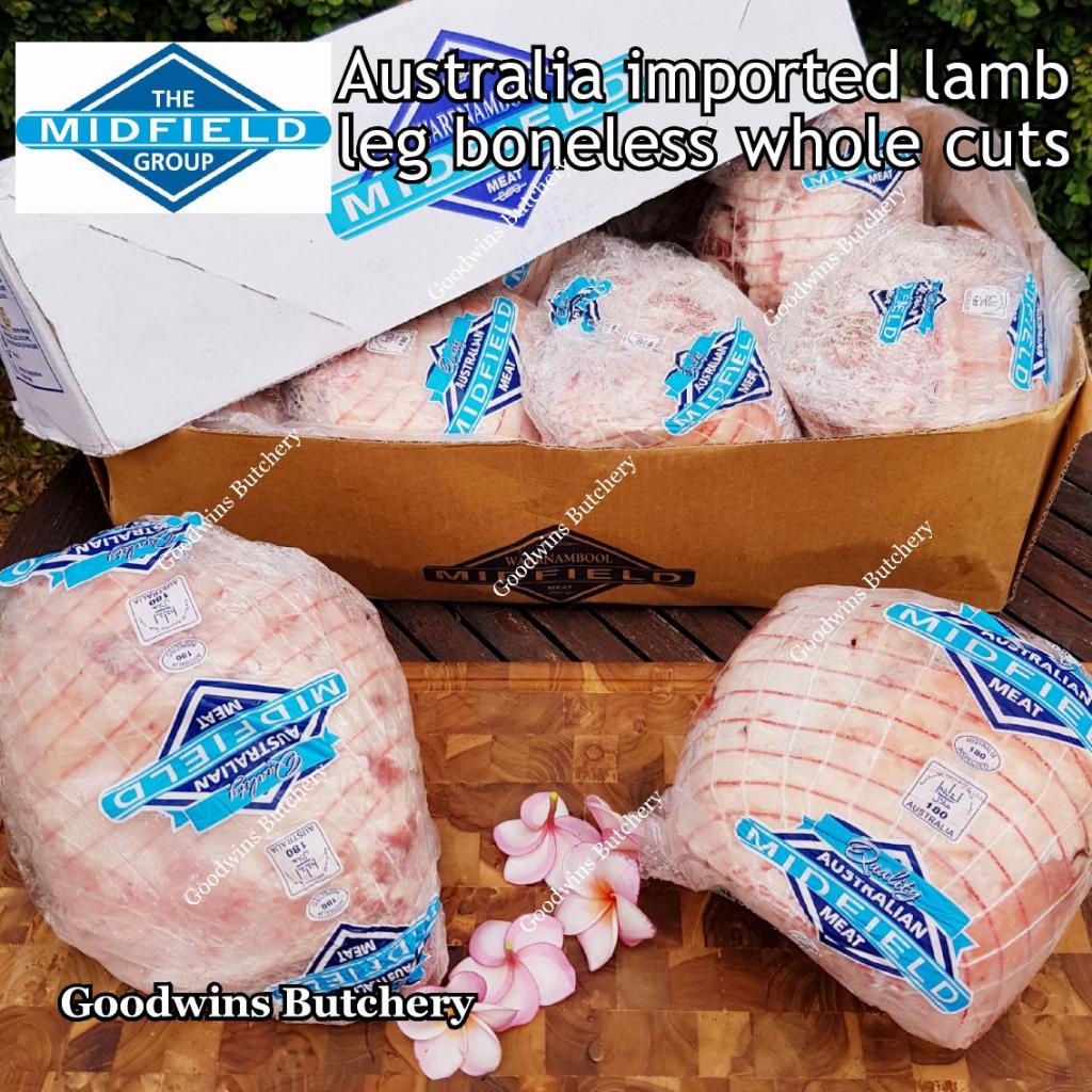 Jual 3kg LAMB LEG BONELESS WHOLE frozen kaki domba muda tanpa tulang ...
