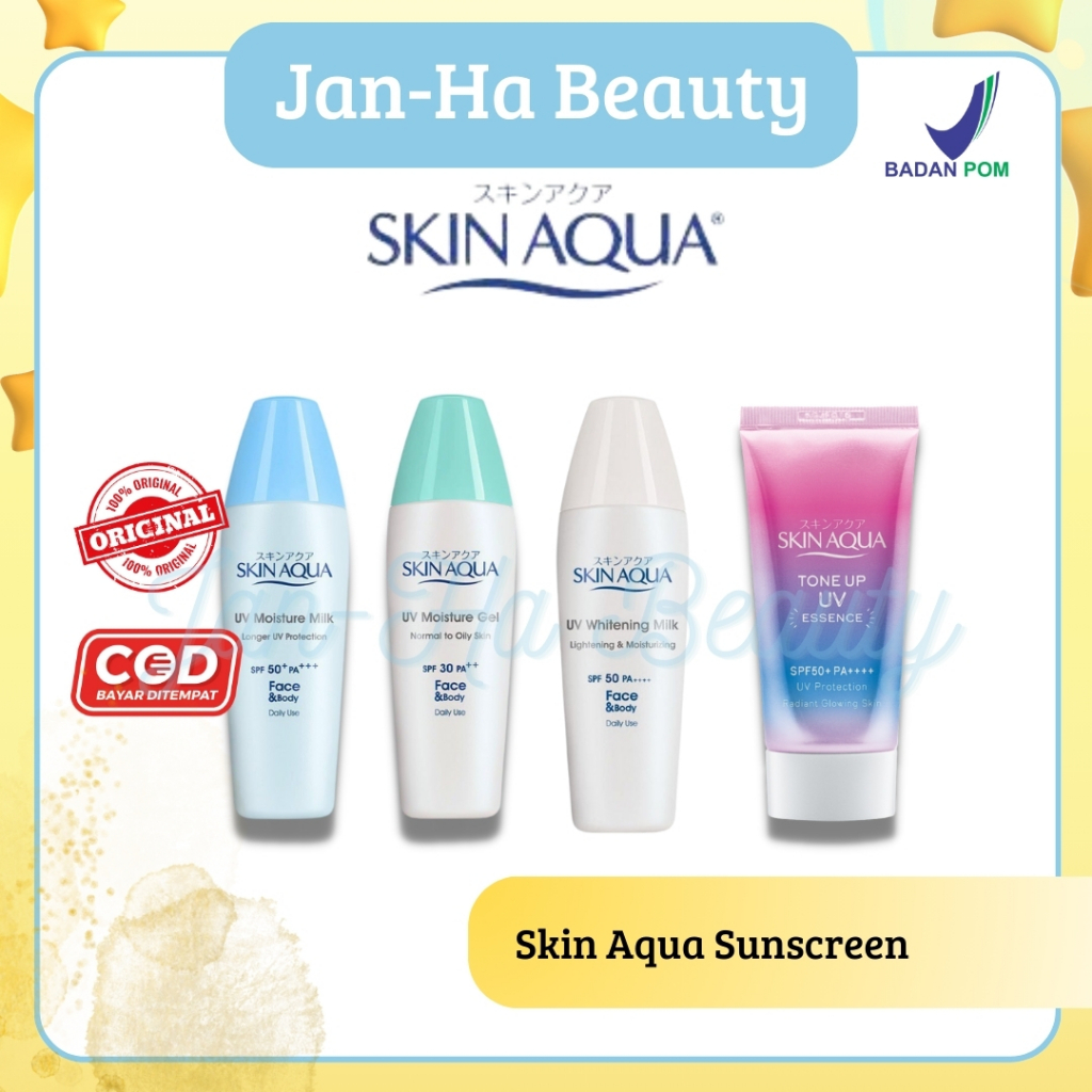 Jual Skin Aqua UV Sunscreen SPF 50 | SPF 30 | SPF 50 Tone Up | Shopee ...
