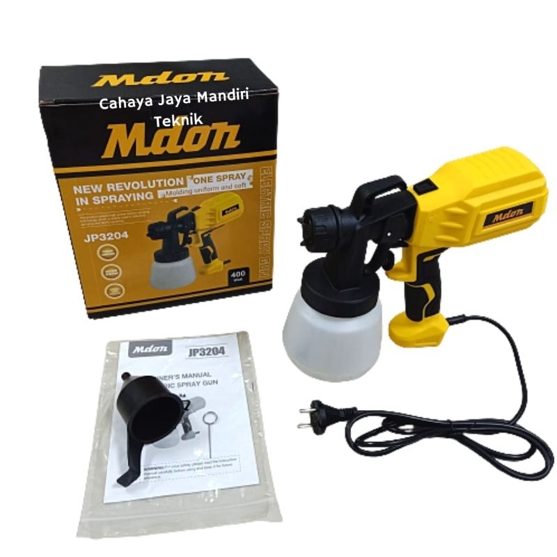 Jual SPRAY GUN ELEKTRIK 800ML JP 3204 MDON / ALAT SEMPROT SEMPROTAN CAT ...