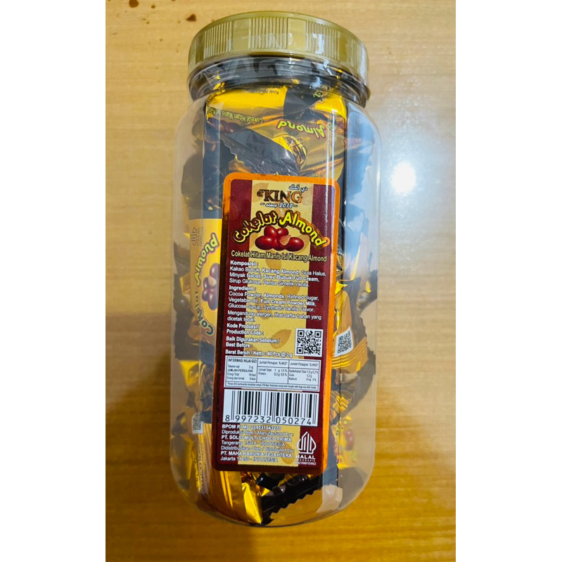 Jual Coklat Almond Musdalifah dKing PER TOPLES | Shopee Indonesia