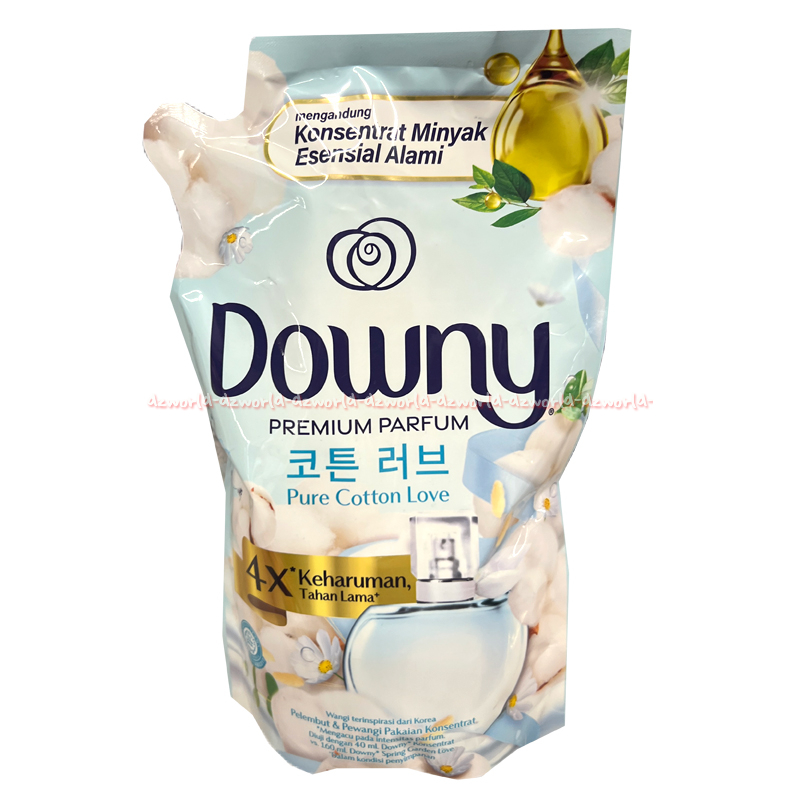 Jual Downy Premium 550ml Parfum Pure Cotton Love Pewangi Pakaian Downi ...