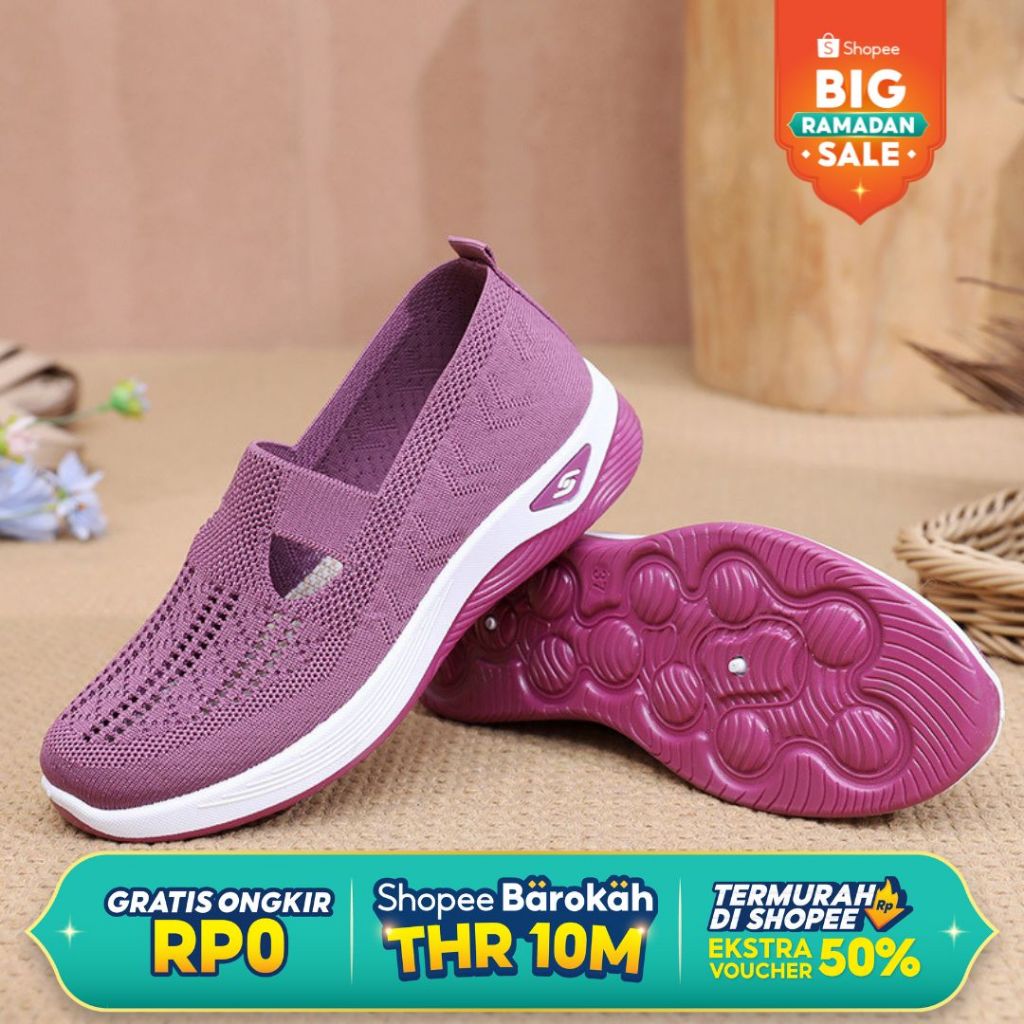 Jual SEPATU HIGH SLIP ON WOMAN | Shopee Indonesia