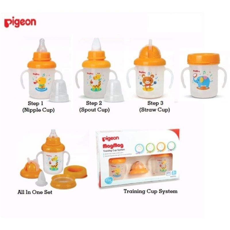 Jual PIGEON MAG MAG STEP 1/STEP 2/STEP 3/STEP 4/ALL IN ONE SET/TRAINING ...