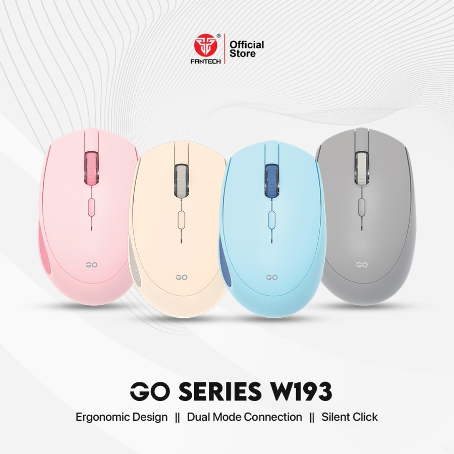 Jual Fantech Life, Wireless Mouse Bluetooth Go Mouse Office Silent ...