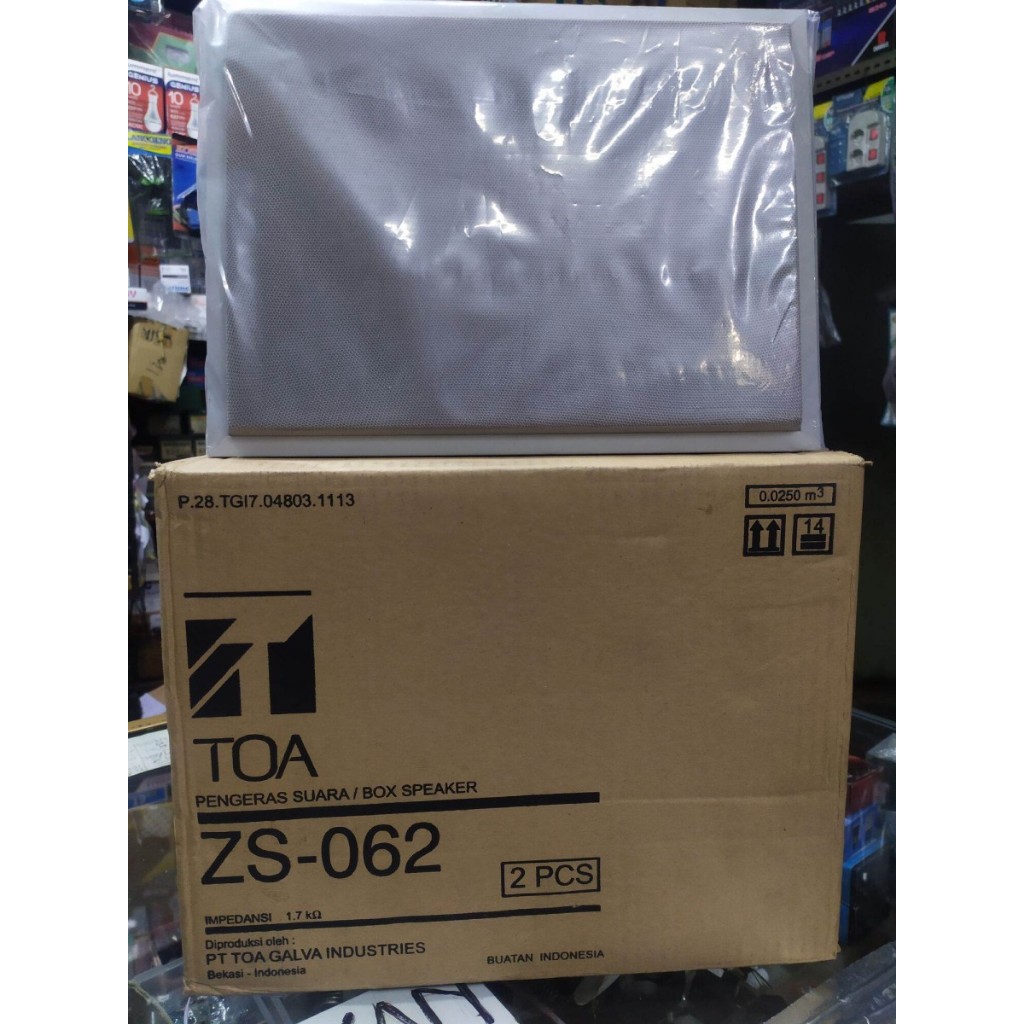 Jual Box speaker toa wall speaker dinding Toa 6 watt ZS-062 ZS 062 ...