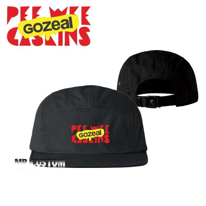 Jual Topi 5 Panel Gozeal x PWG - Topi Five Panel Pee Wee Gaskins - Topi ...